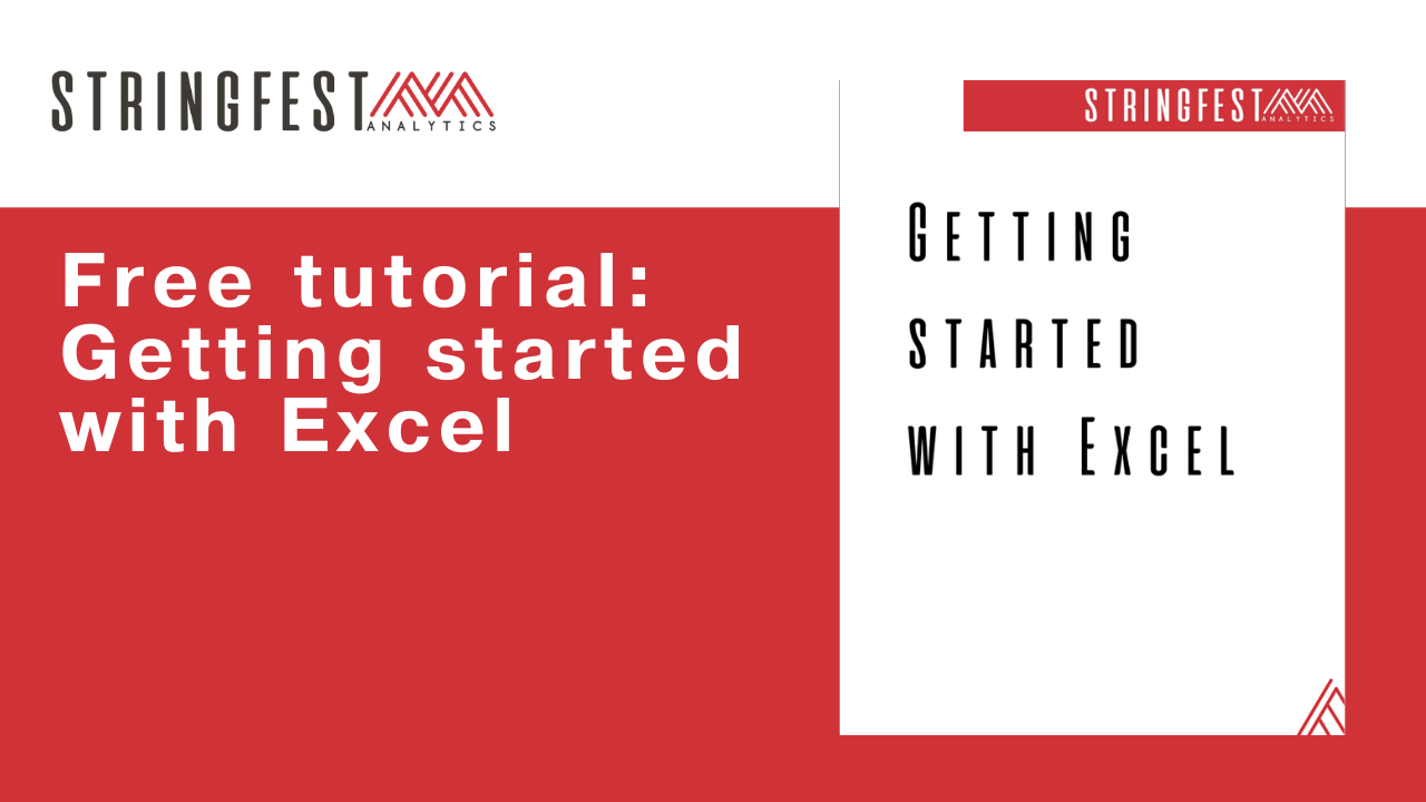 Free tutorial: Getting started with Excel - Stringfest Analytics