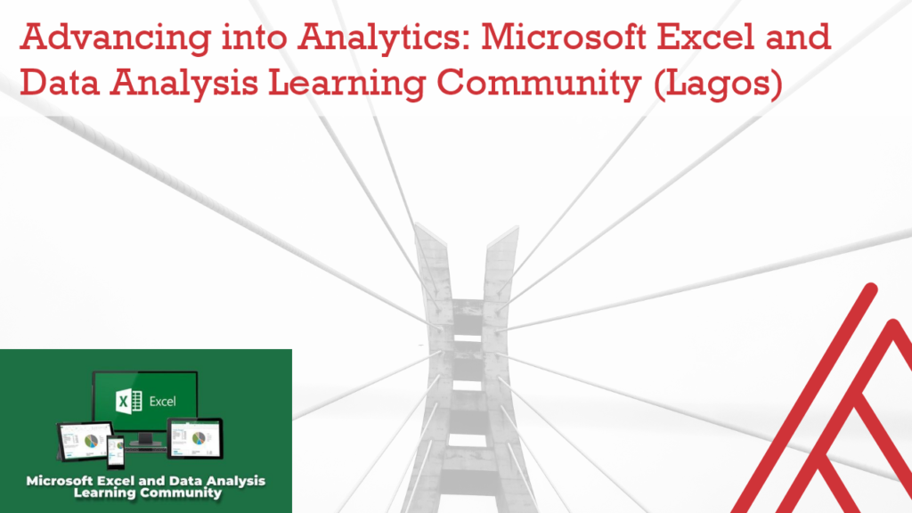 Advancing into Analytics: Microsoft Excel and Data Analysis Learning ... Advancing into Analytics: Microsoft Excel and Data Analysis Learning ...