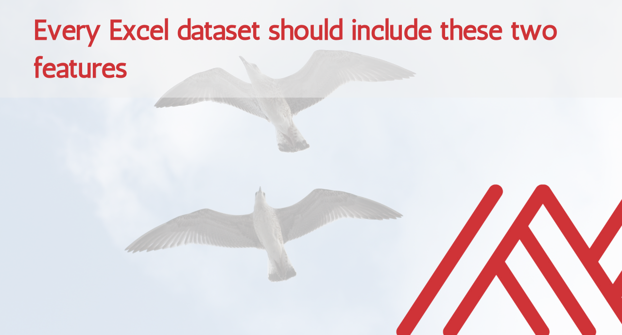 Every dataset in Excel should include these two features - Stringfest Analytics