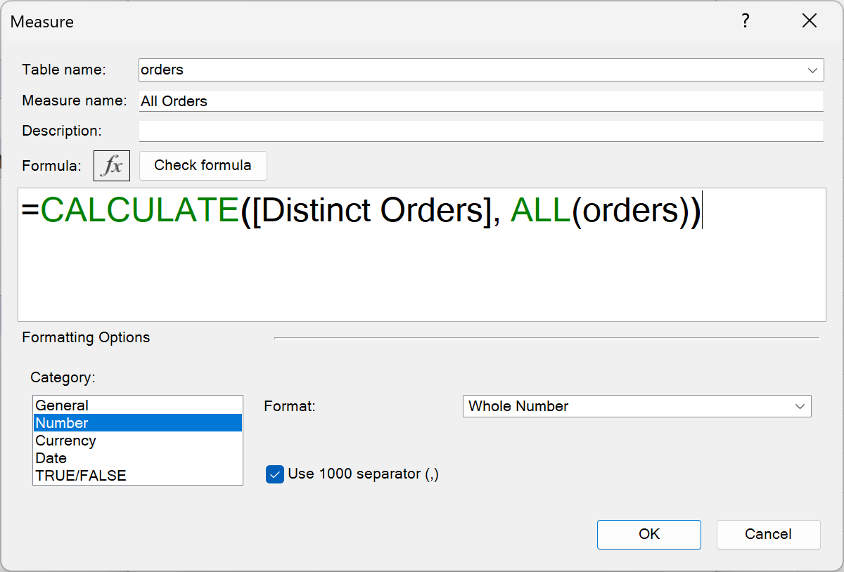 How To Use The All Function In Excel Power Pivot Stringfest Analytics