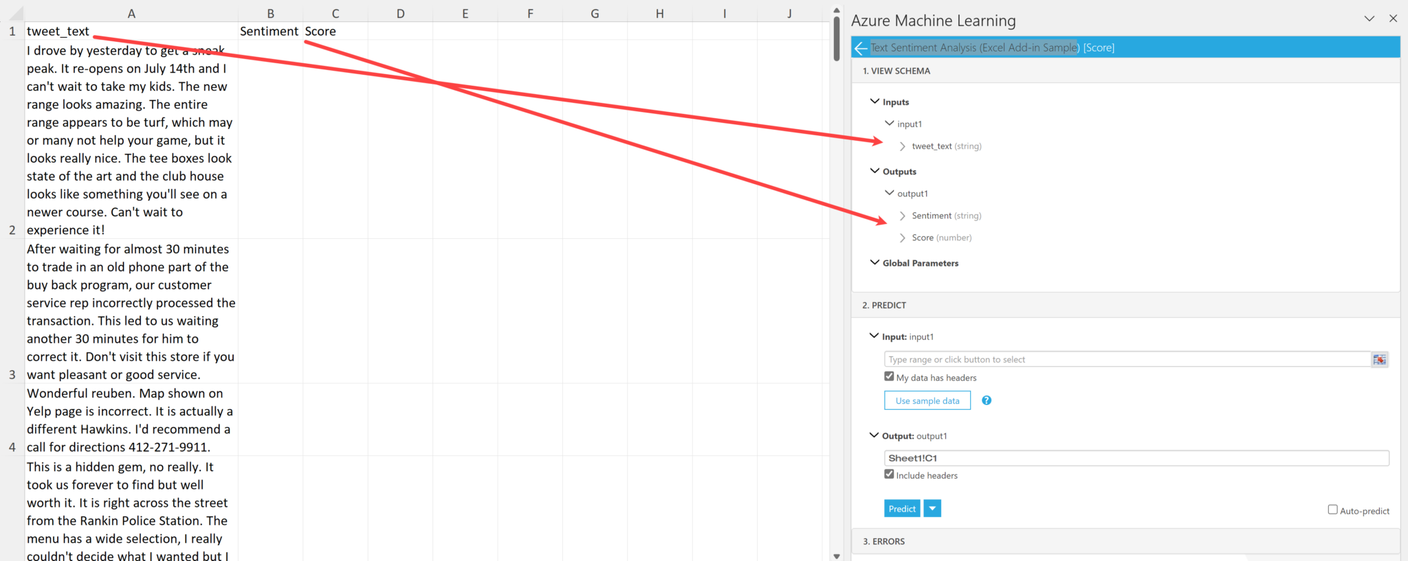How To Conduct Sentiment Analysis In Excel With Azure Machine Learning Stringfest Analytics
