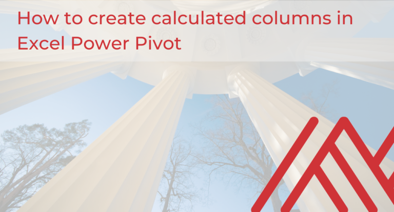 How To Create Calculated Columns In Excel Power Pivot Stringfest Analytics