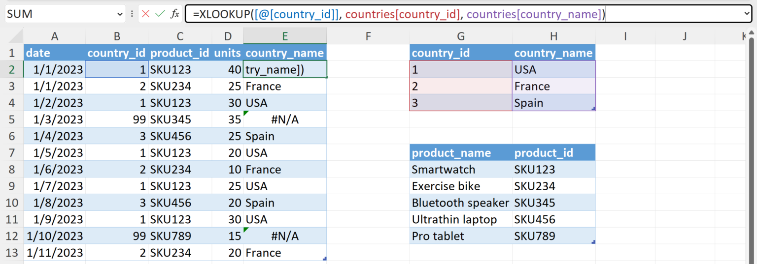 How to write modern lookup functions in Excel with XLOOKUP() - Stringfest Analytics