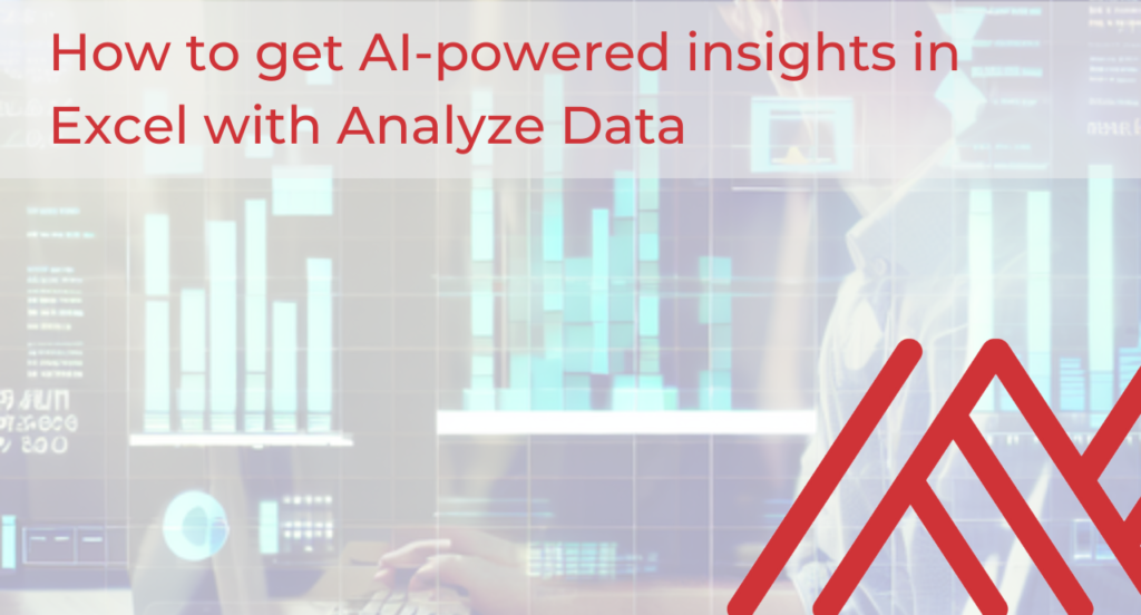 How To Get Ai Powered Insights In Excel With Analyze Data Stringfest