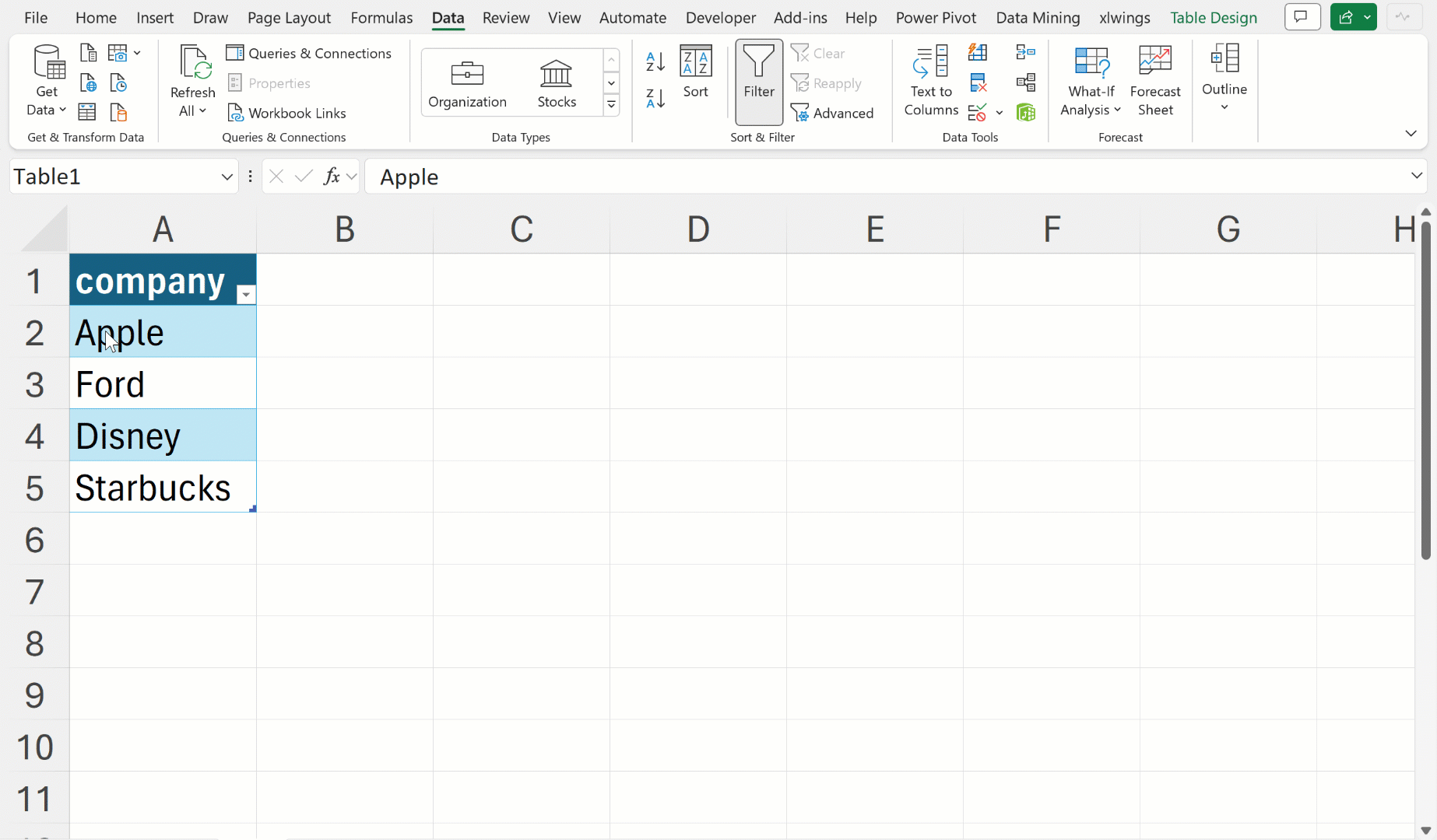 Ai Powered Excel How To Retrieve Live Data With Linked Data Types Stringfest Analytics