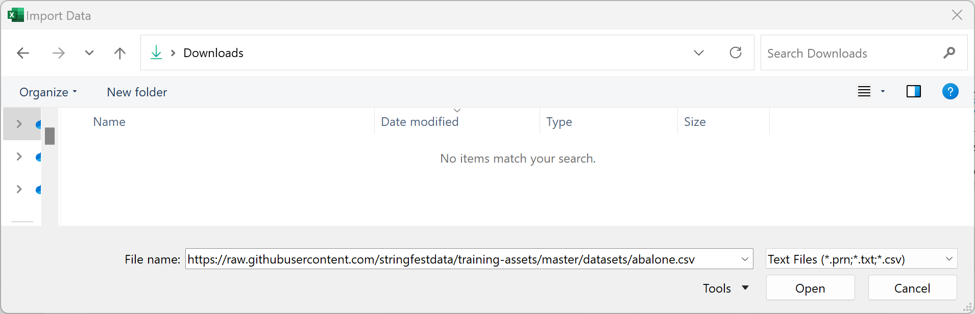 How To Connect To A Csv File From The Web In Excel Power Query Stringfest Analytics