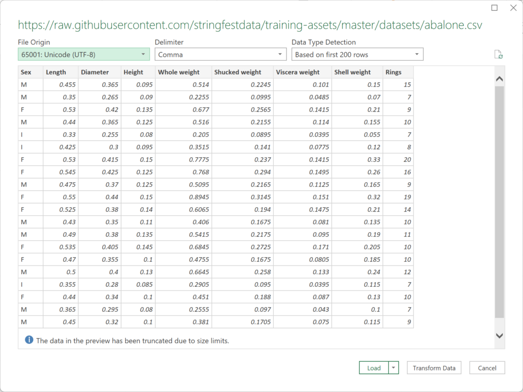 How to connect to a csv file from the web in Excel Power Query - Stringfest Analytics