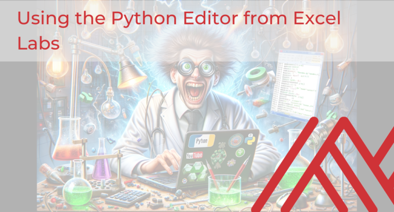 How To Get The Most Of Python In Excel With The Python Editor From Excel Labs Stringfest Analytics
