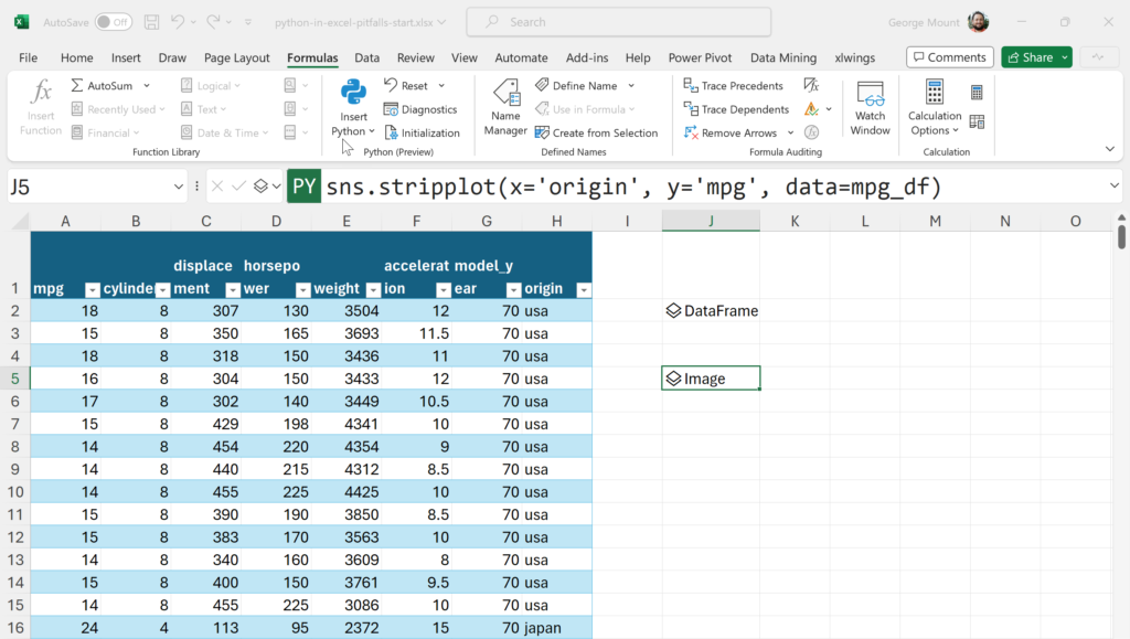 How To Navigate Common Pitfalls With Using Python In Excel Python Bloggers